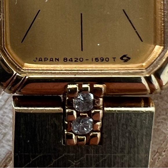Seiko | Accessories | Lassale Seiko Ladies Watch Rare Vintage Genuine Diamonds Gold Tone ...
